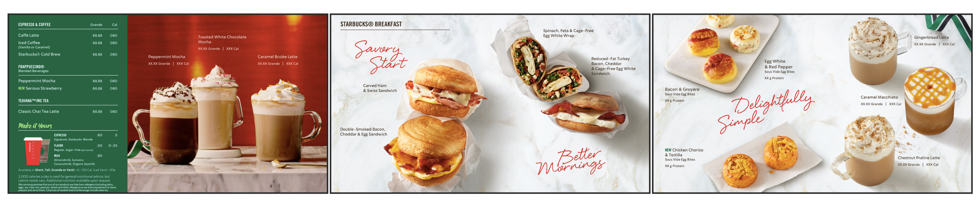 Starbucks Menu Board